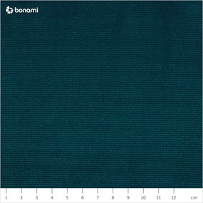 Sametová rozkládací rohová pohovka v petrolejové barvě (levý roh) Lofty Lilly – Miuform