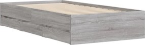 Rám postele se zásuvkami šedý sonoma 90x190 cm kompozitní dřevo 3207327