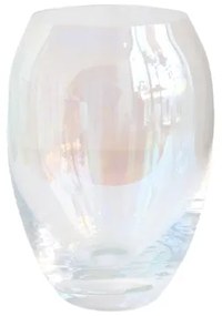 Skleněná váza s holografickým efektem