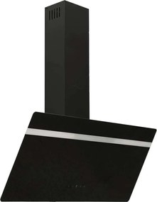 vidaXL Nástěnná digestoř 90 cm ocel a tvrzené sklo [51673] Barva: Černá