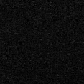 3místná pohovka černá 180 cm textil - Default Title