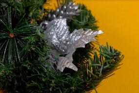 Bestent Vánoční ikebana 60cm Stříbrná