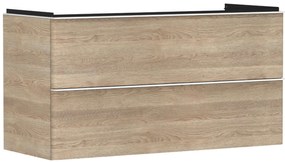 Hansgrohe Xelu Q - Umyvadlová skříňka, 63x118x50 cm, 2 zásuvky, přírodní dub/matná bílá 54037700