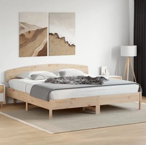 vidaXL Čelo postele voskově 180 cm masivní borové dřevo [842490] Barva: Přírodní