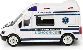 RAPPA 250925 Kovové auto sanitka Městská nemocnice Ostrava 7 cm / od 3