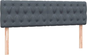 Box spring postel s matrací tmavě šedá 160x210 cm samet 3318370