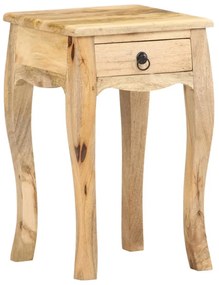Noční stolek 28 x 28 x 46 cm masivní mangovníkové dřevo,  321707 HangarStore.cz