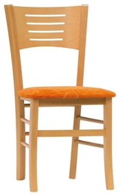 Dřevěná jídelní židle Stima VERONA – čalouněný sedák, nosnost 155 kg