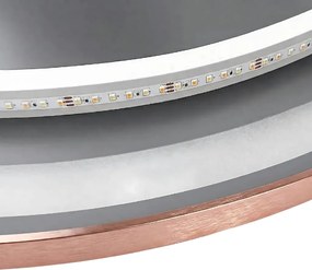 Rea Rea, Zrcadlo LED 80cm MMJ BRUSH COPPER, HOM-05493