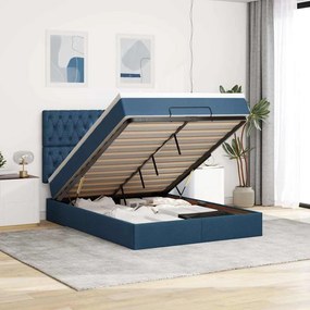 Osmanský rám postele s matrací Blue 140x190cm textil 3313243