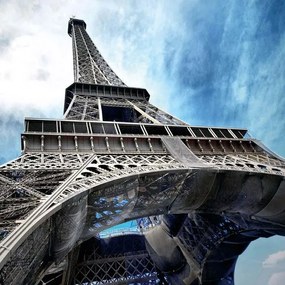 Třídílná vliesová fototapeta Eiffelova věž, rozměr 225x250cm, MS-3-0026