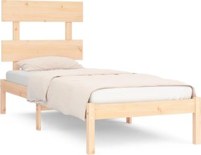 Rám postele masivní dřevo 90 x 190 cm Single 3104638