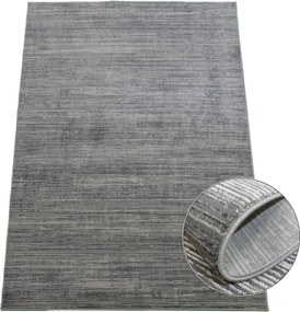 BE Koberec Esprit 3605 GREY - šedý obdélníkový Rozměr: 140x190 cm