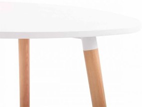 Bhm germany Odkládací stolek Abenra, 80 cm, bílá