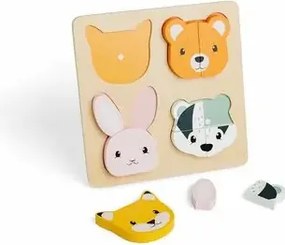 Bigjigs Toys Vkládací puzzle počítání / od 12 měsíců