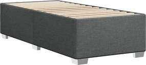 Rám postele bez matrace tmavě šedá 100 x 200 cm textil 3284451