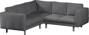 Potah na pohovku IKEA Norsborg rohová 4-místná barva šedá látka pletený vzor