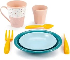 ECOIFFIER Sada nádobí na piknik VertAzur / 32 dílů / Plast / od 18 měs