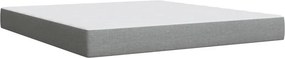 Box spring postel s matrací světle šedá 180 x 200 cm textil 3285974
