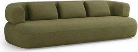 Zelená pohovka z textilie bouclé 200 cm Jenny – Micadoni