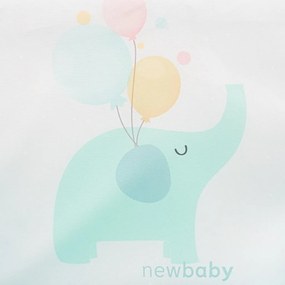 NEW BABY Dětské rozkládací křeslo New Baby Elephant Mátová
