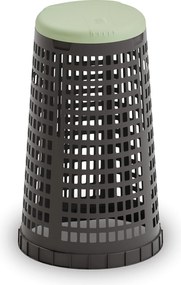 Plastový odpadkový koš na 120 l pytle 1+1 ZDARMA černý, modrá + zelená