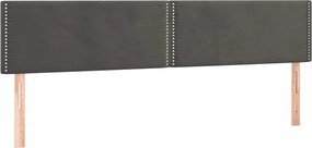 Box spring postel s matrací tmavě šedý 120x190 cm samet 3270464