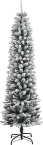Umělý vánoční stromek s 300 LED a sněhem 180 cm 3315770