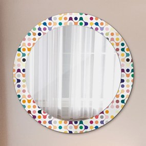 Kulaté dekorativní zrcadlo Bezproblémové vícenásobné fi 70 cm