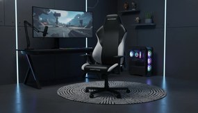 Herní židle DXRacer DRIFTING XL - umělá kůže, černá / bílá