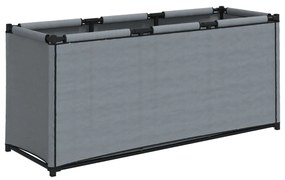 Úložný box šedý 105 x 34,5 x 45 cm textil - Default Title