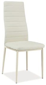 Moderní jídelní židle SIG261, krémová