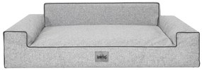 Pelíšek pro psa "GLAMOUR" INARY šedý Velikost: L 78x53x26 cm