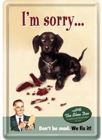 Postershop Plechová pohlednice - I'm sorry