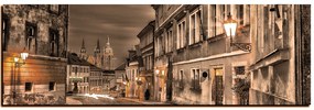 Obraz na plátně - Magické noční staré město - panoráma 5258FA (120x45 cm)
