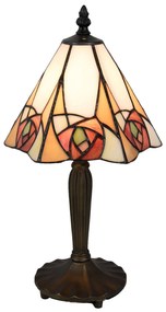 Stolní Tiffany lampa Rosa - 20*18*37 cm