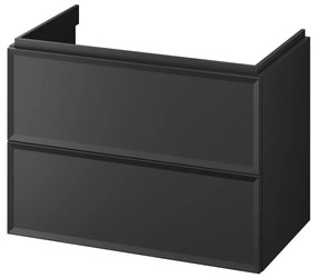 Cersanit Mille, umyvadlová skříňka 794x446x551 mm, černá matná, S1017-003