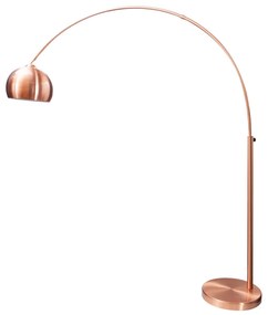 Designová kovová stojací lampa zlatohnědá - Caeli