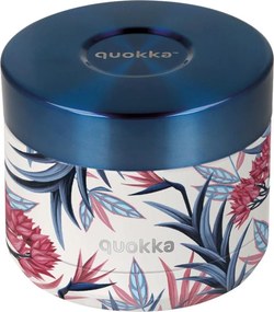 Termobox na svačinu Quokka Whim Blue Garden 360 ml