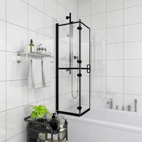 Skládací sprchový kout ESG 80 x 140 cm černý,  150818