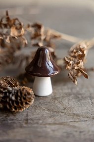Podzimní dekorace hříbek Bosten Brown Storefactory Scandinavia