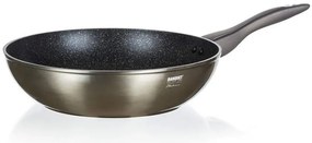 Wok banquet pánev wok s nepřilnavým povrchem metallic platinum 28 × 7,8 cm