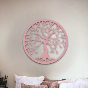 Strom života 2 - kovový obraz na zeď Velikost: 125cm, Barva: Pink