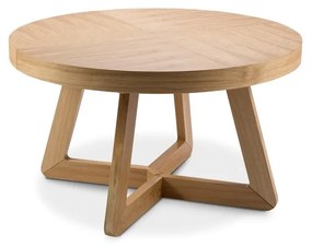 Rozkládací stůl s nohami z dubového dřeva Windsor &amp; Co Sofas Bodil, ø 130 cm