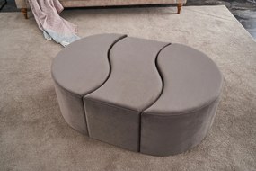 Atelier del Sofa Taburet Alya Puf - Mink, Norková