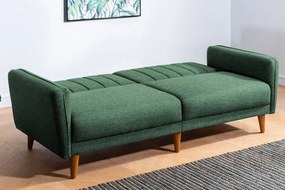 Designová rozkládací sedačka Zayda 210 cm tmavě zelená - II. třída