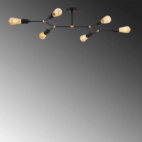 Černé stropní svítidlo 48x95 cm Sparrow – Opviq lights