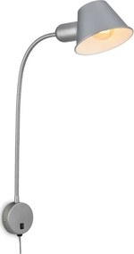 Briloner 2089-014 - Flexibilní nástěnná lampa BRELLO 1xE27/10W/230V matný chrom