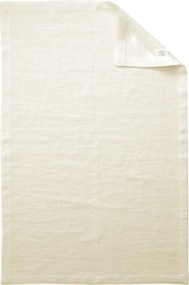 TULULUM Lněná utěrka krémově bílá