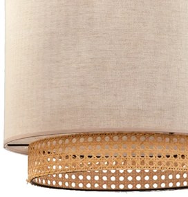 TK LIGHTING Sada osvětlení - BOHO, sestava č. 2, béžová/slámová/černá